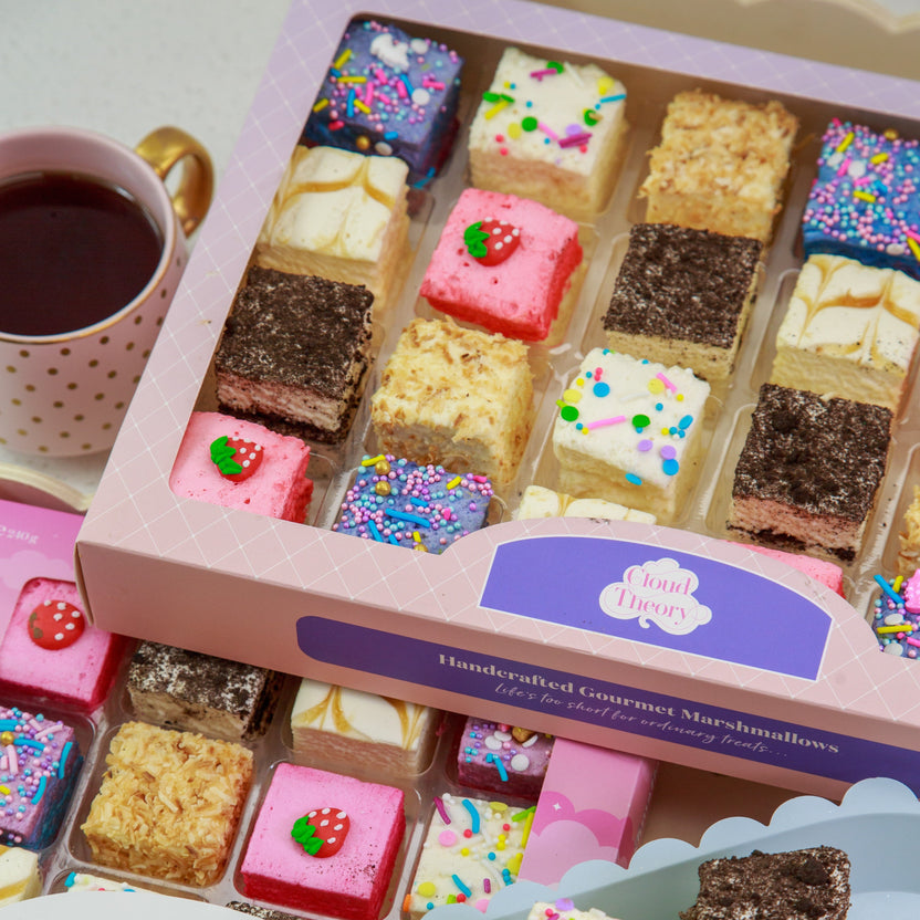 Gourmet Marshmallow Assorted Box (24 Pieces) – Cloud Theory Marshmallows